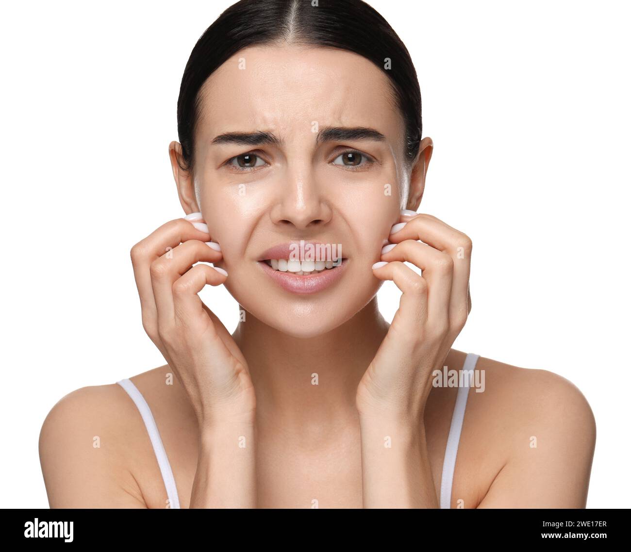 Scratching itch spot hi-res stock photography and images - Alamy