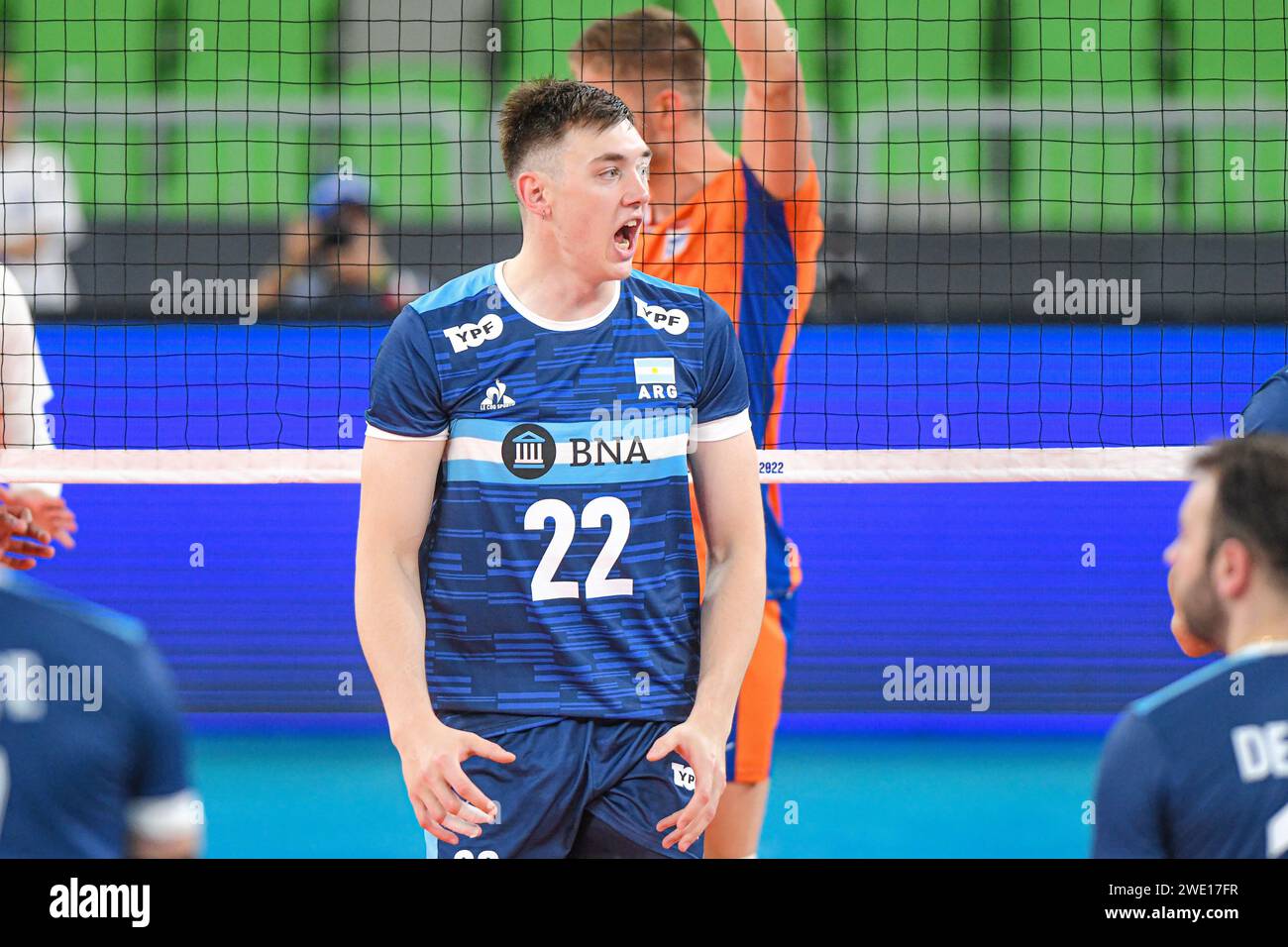 Nicolas Zerba (Argentina). Volleyball World Championship 2022 Stock ...