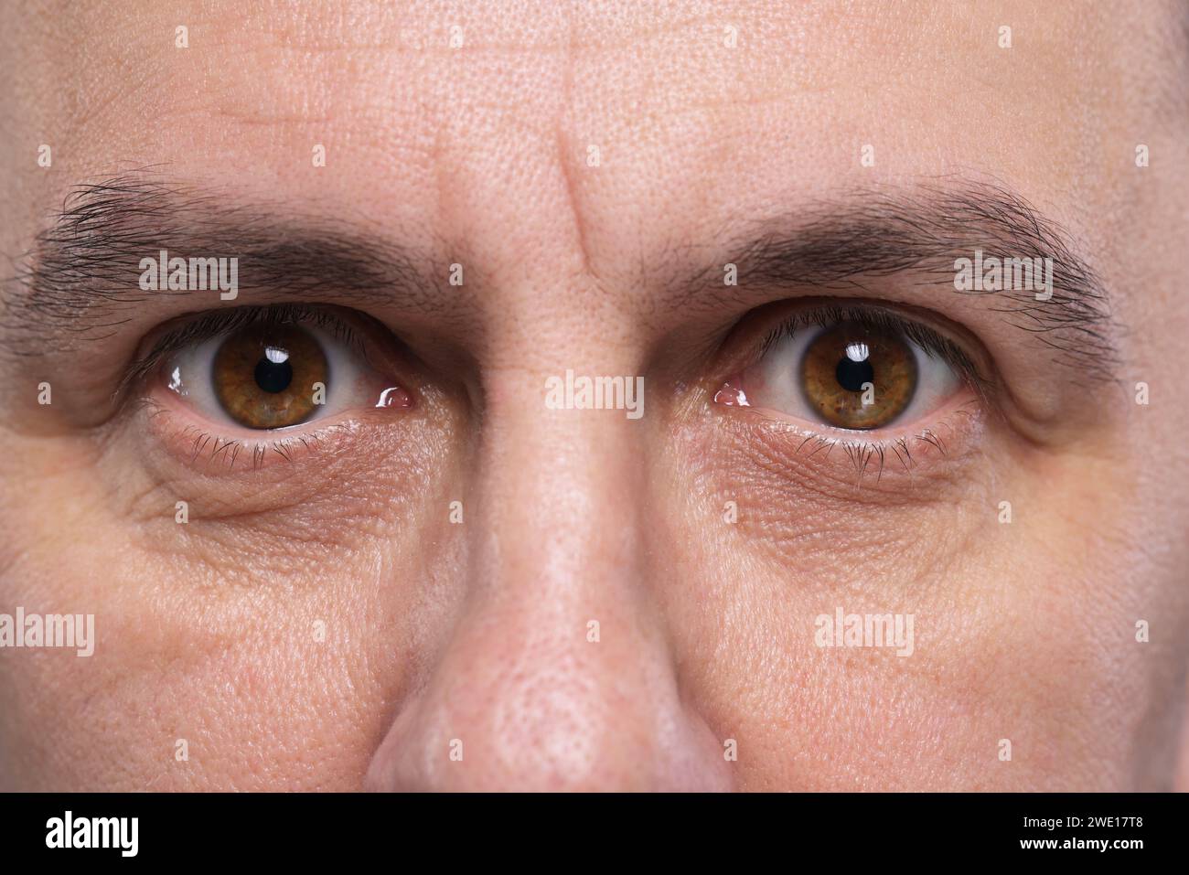 Closeup view of man with beautiful eyes Stock Photo - Alamy