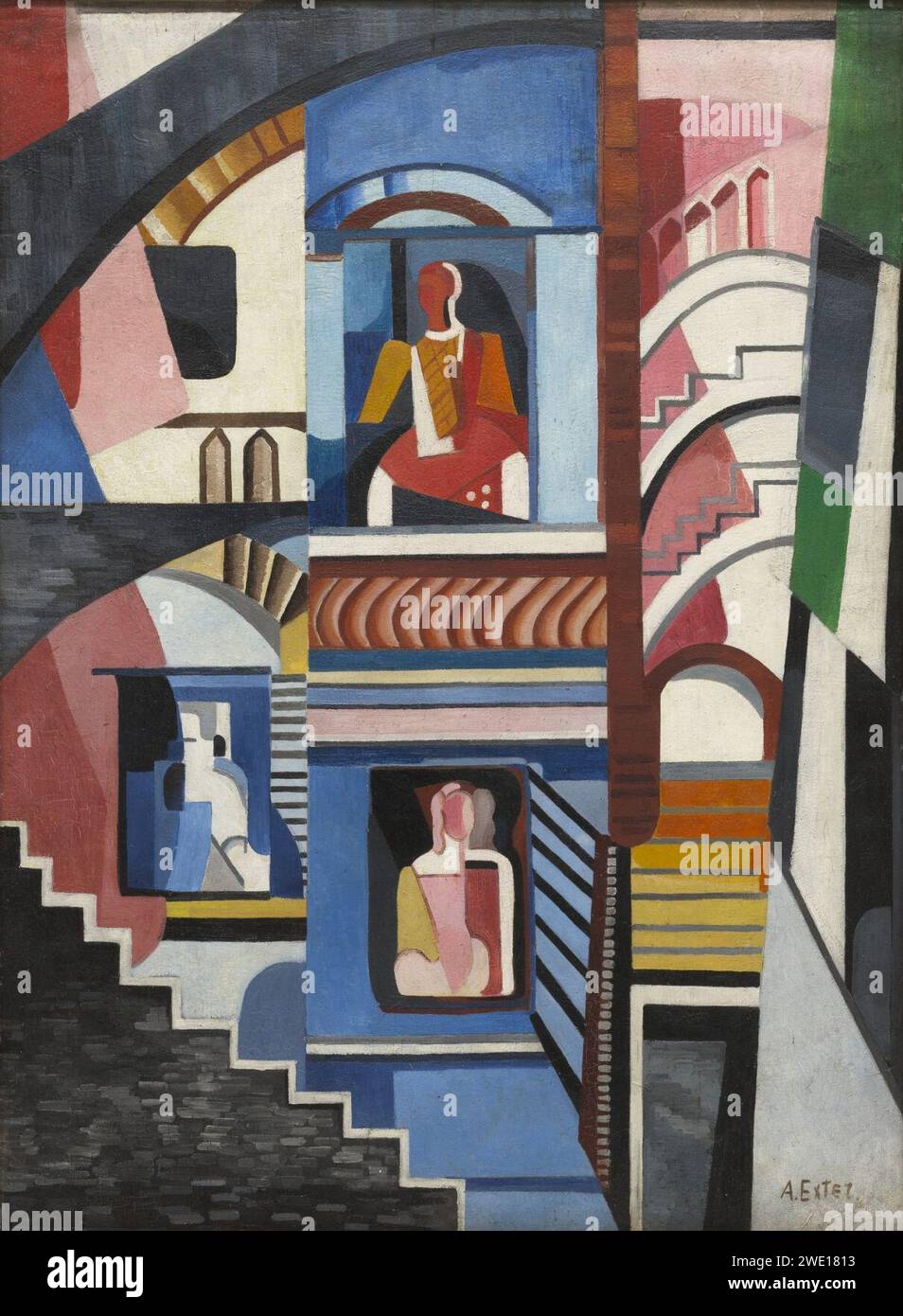 Alexandra Exter - Theatrical Composition Stock Photo - Alamy