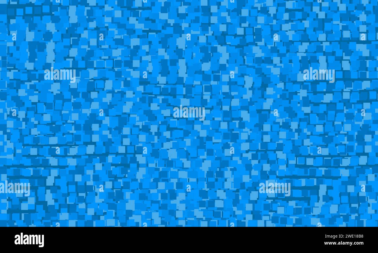 Blue ceramic tile mosaic in swimming pool seamless pattern Stock Vector ...