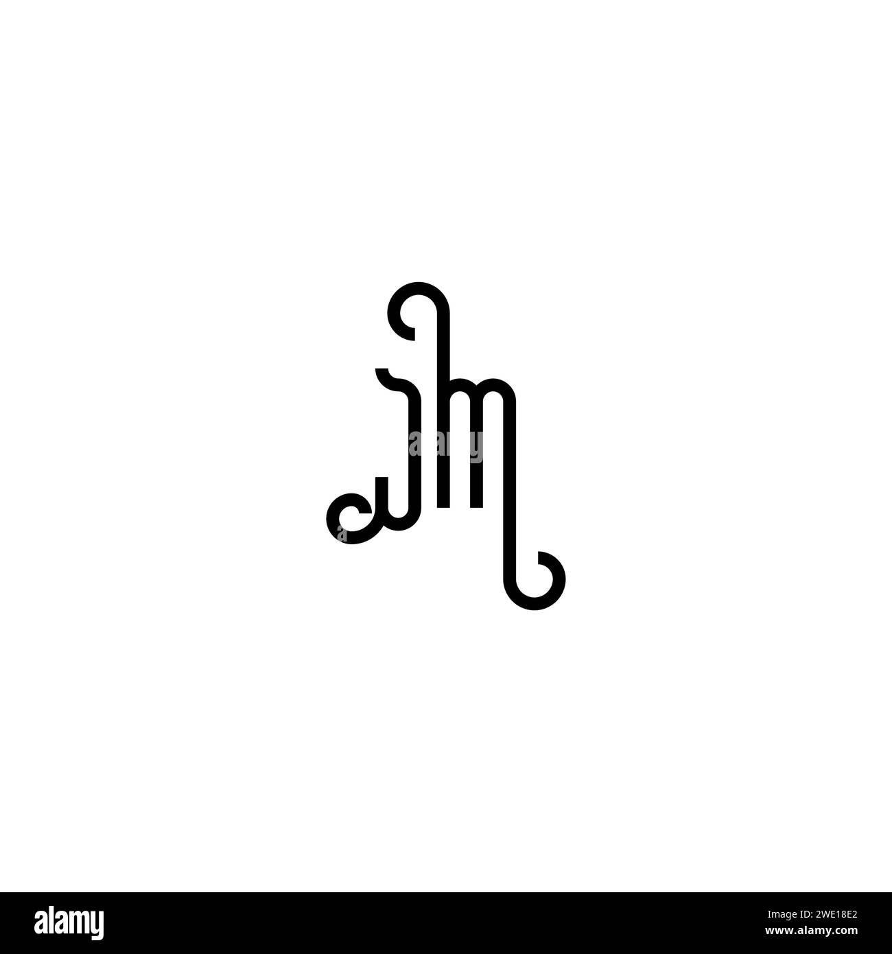 Jm logo vector vectors Black and White Stock Photos & Images - Alamy