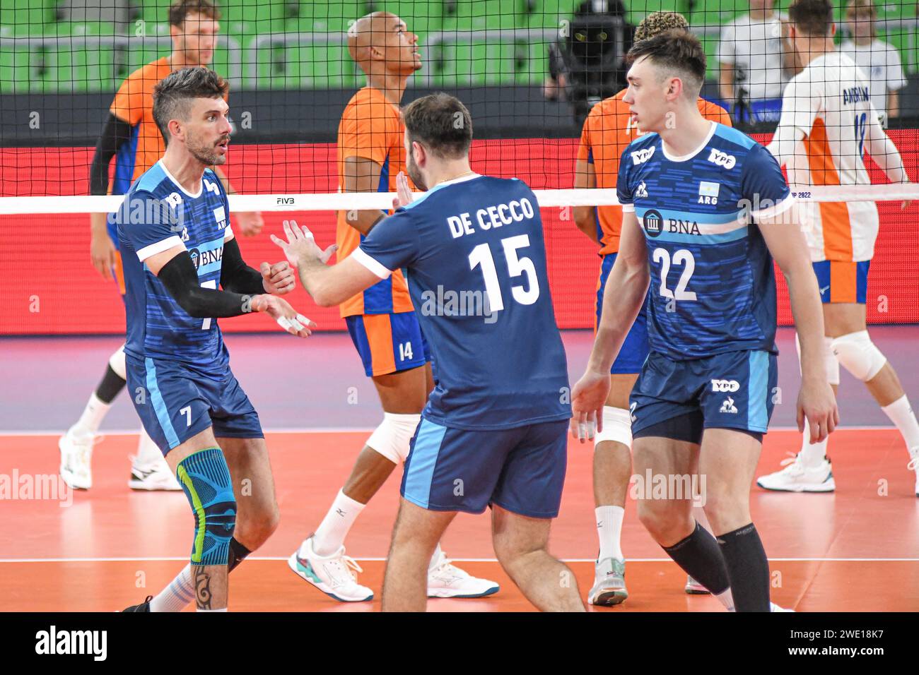 Facundo Conte, Luciano de Cecco, Nicolas Zerba (Argentina). Volleyball ...