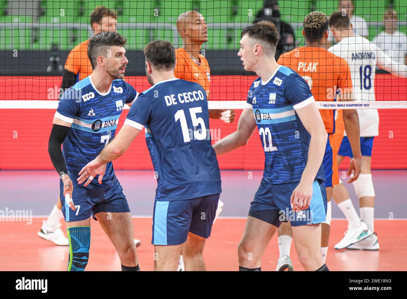Facundo Conte, Luciano de Cecco, Nicolas Zerba (Argentina). Volleyball ...