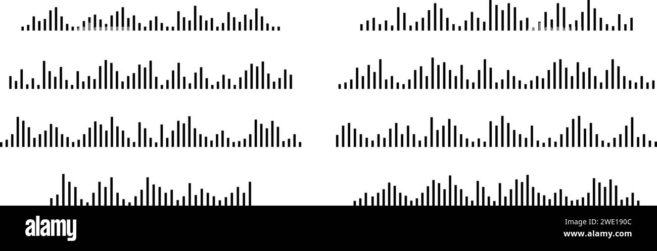 Sound wave forms Stock Vector Images - Alamy