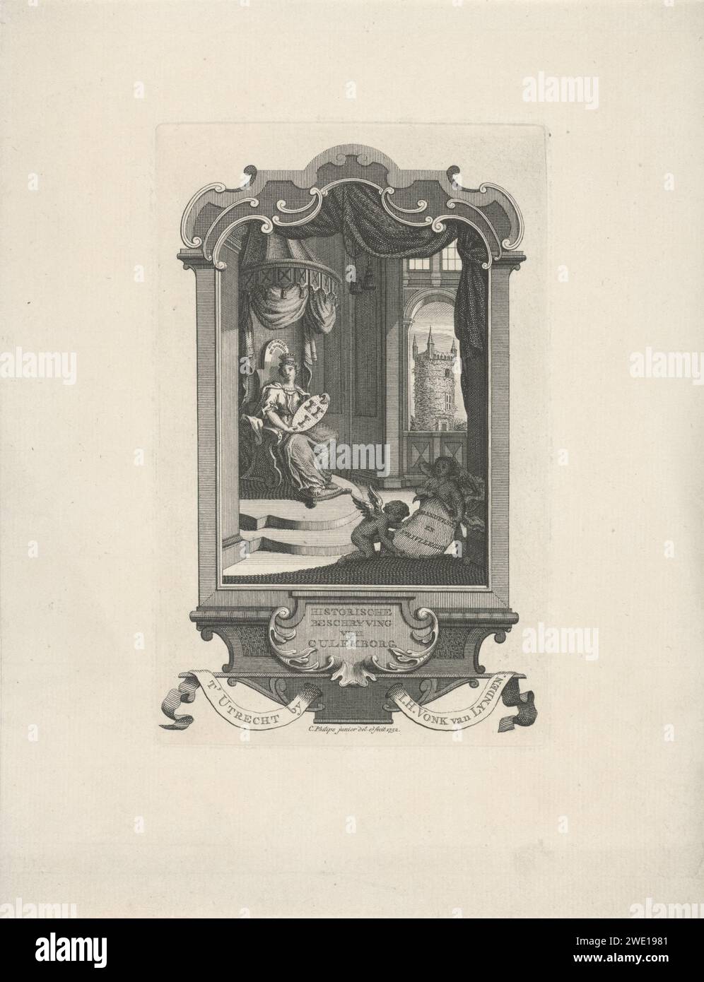 Steden virgin of Culemborg in Castle Draw, Caspar Jacobsz. Philips ...