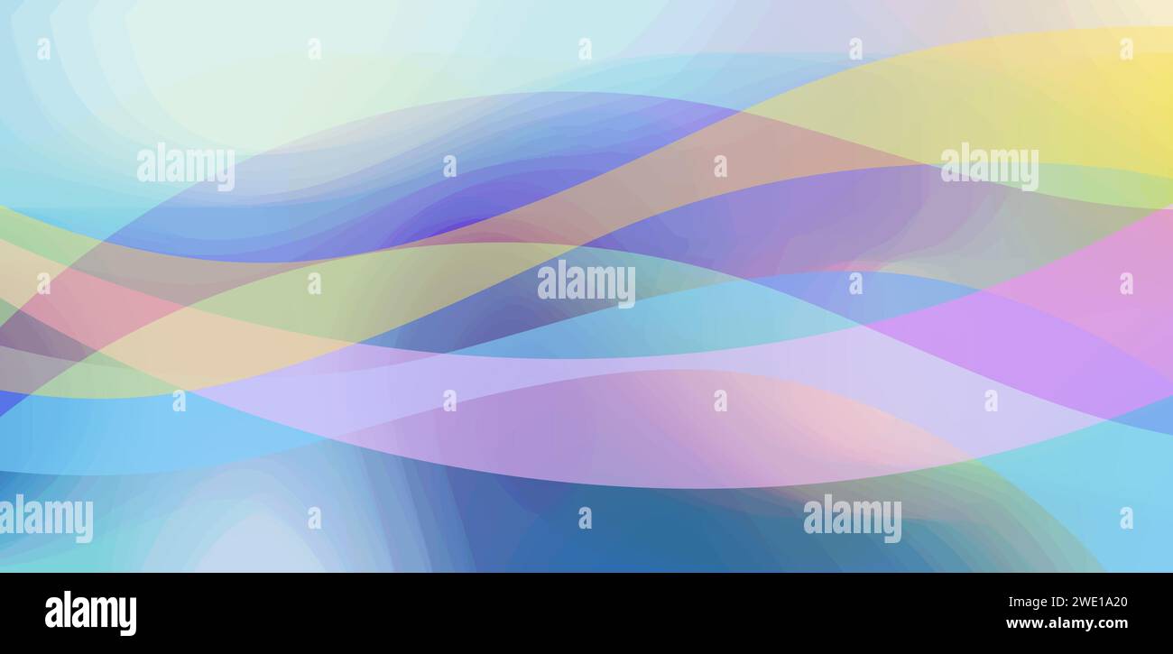 Blue Abstract background with colorful wave shapes stock illustration ...