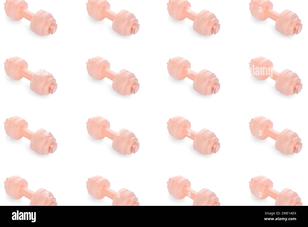 Dumbbell pattern background Cut Out Stock Images & Pictures - Alamy