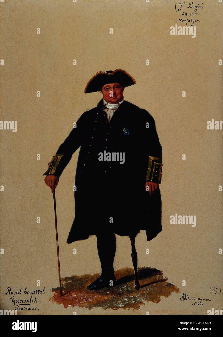 Alexandre-Jean Dubois Drahonet (1791-1834) - Pensioner Joseph Burgin (b ...