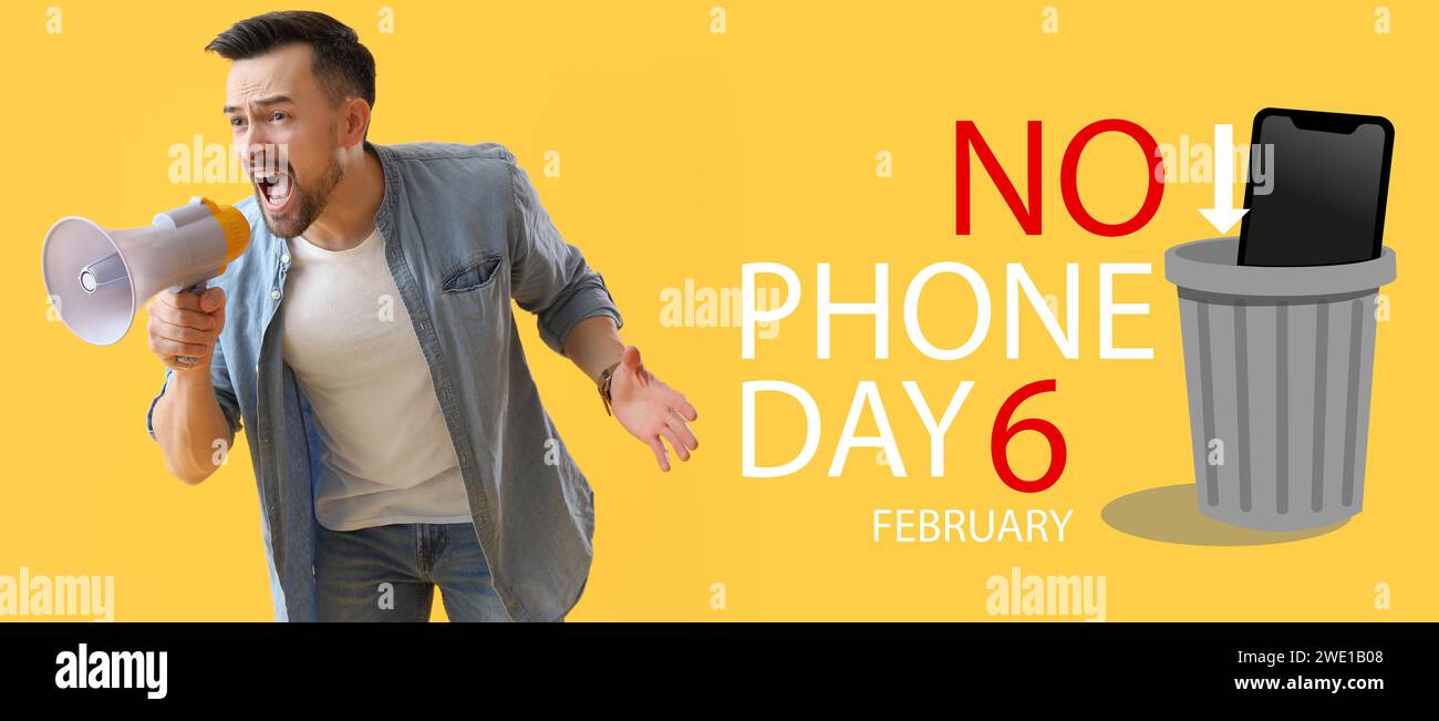 Megaphone stop man protest hi-res stock photography and images - Alamy