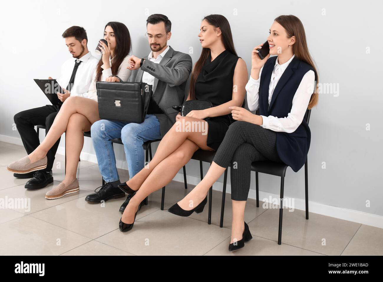 Company interviewing job applicants office hi-res stock photography and ...