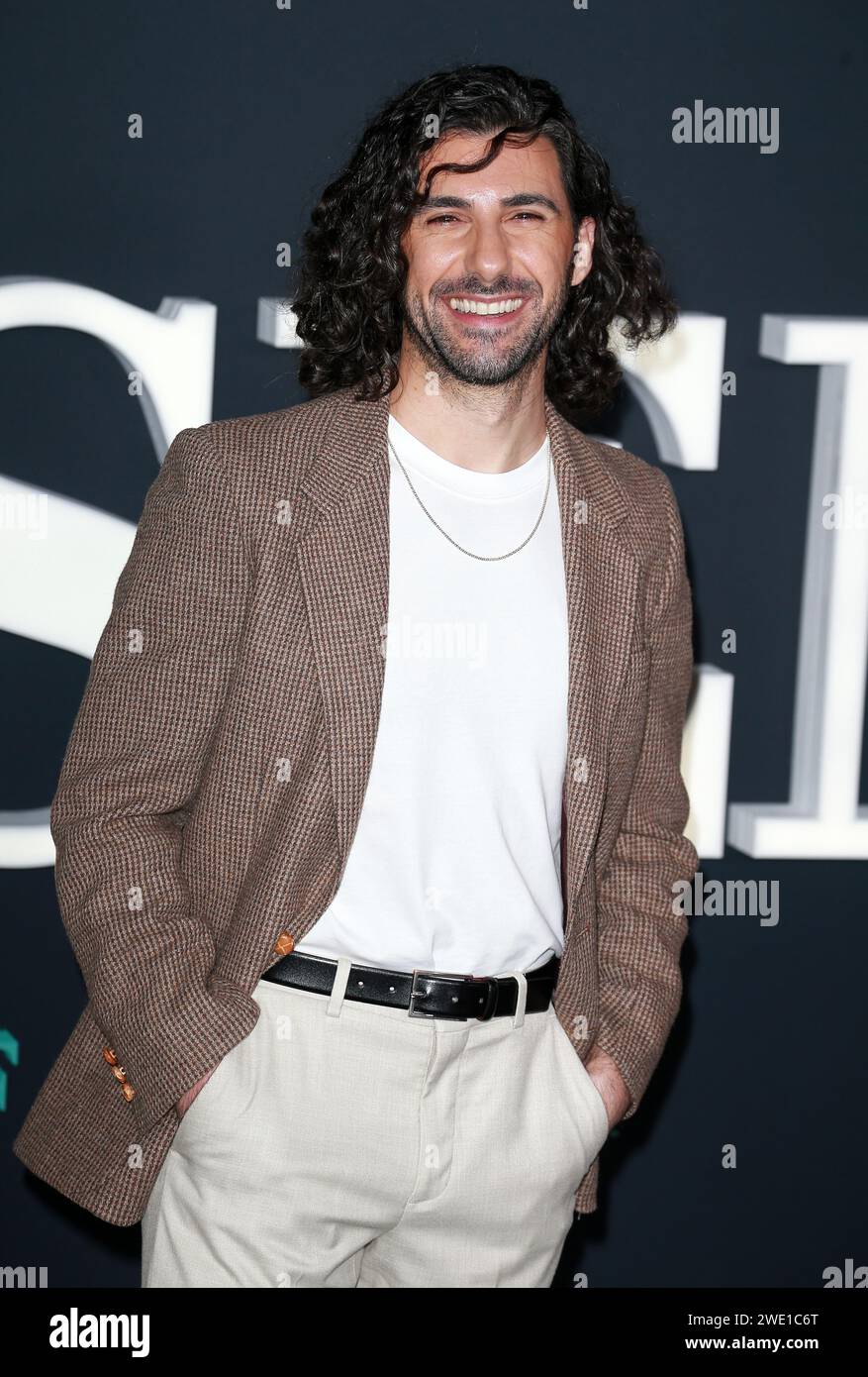 London, UK. 22nd Jan, 2024. Noah James attends the Global Premiere of season 4 of "The Chosen ...