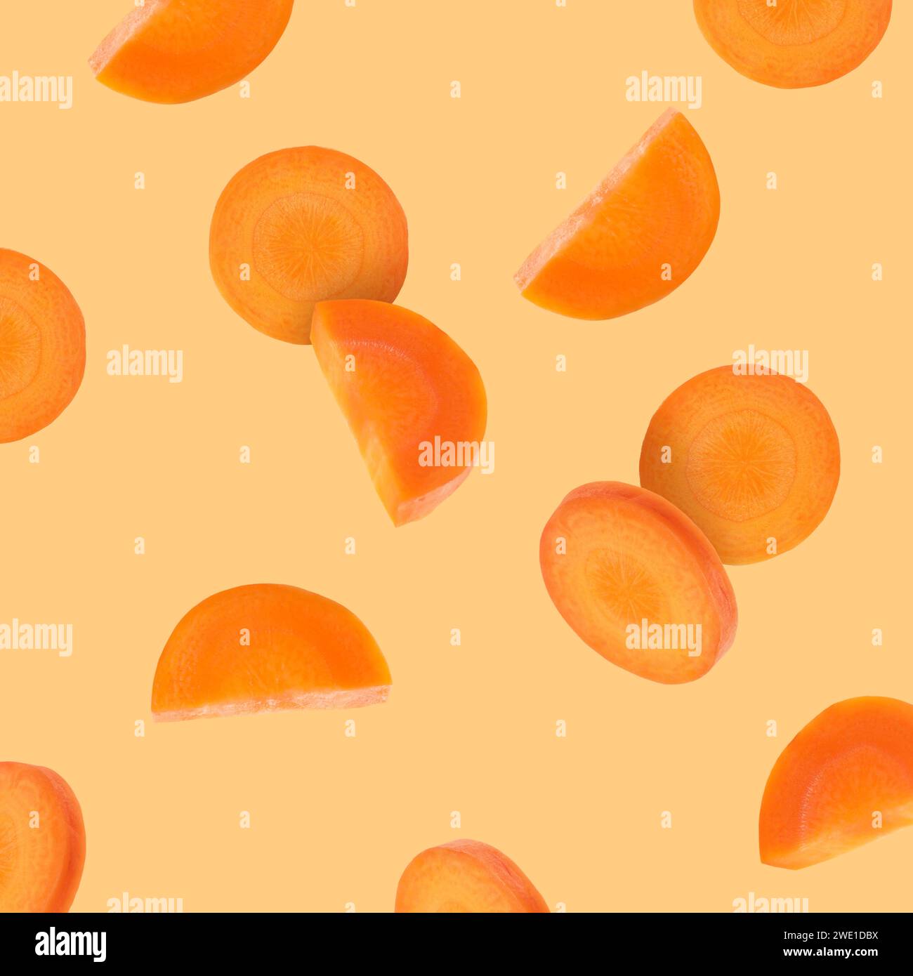 Flying orange slices on background hi-res stock photography and images ...