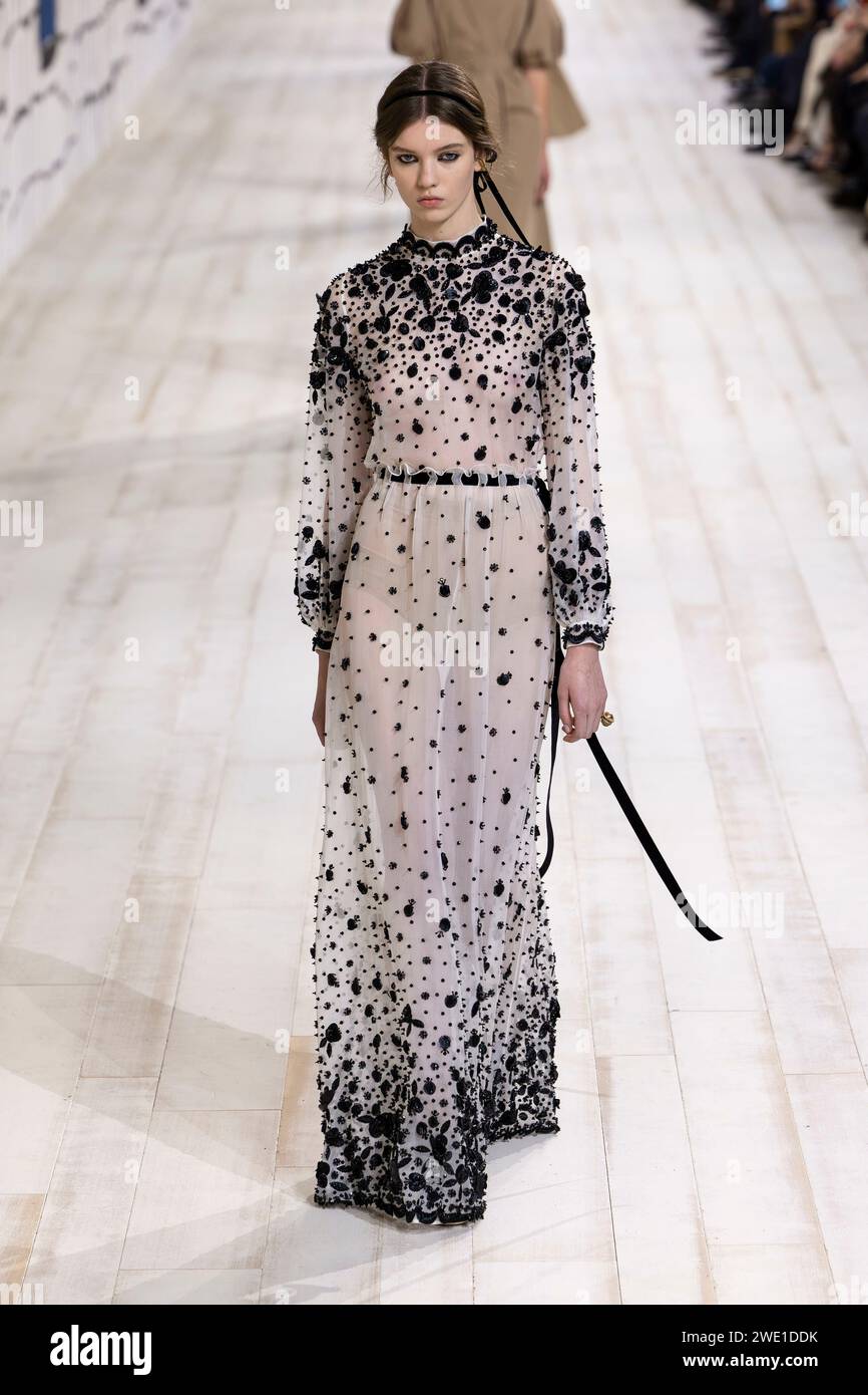 Paris, France. 22nd Jan, 2024. CHRISTIAN DIOR Haute Couture Spring ...