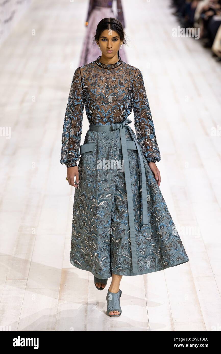 Paris, France. 22nd Jan, 2024. CHRISTIAN DIOR Haute Couture Spring ...