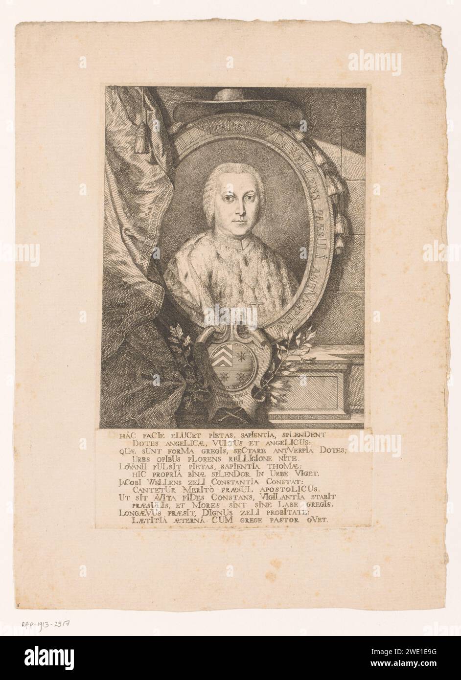 Portrait of Jacob Thomas Jozef Wellens, Andreas Bernardus de Quertmont ...