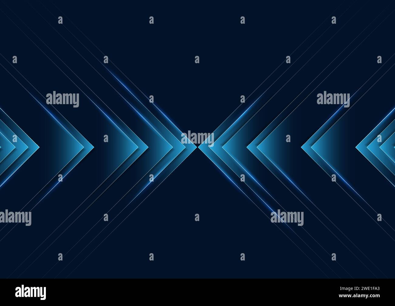 Abstract technology background Stacked arrows Show the progress of ...