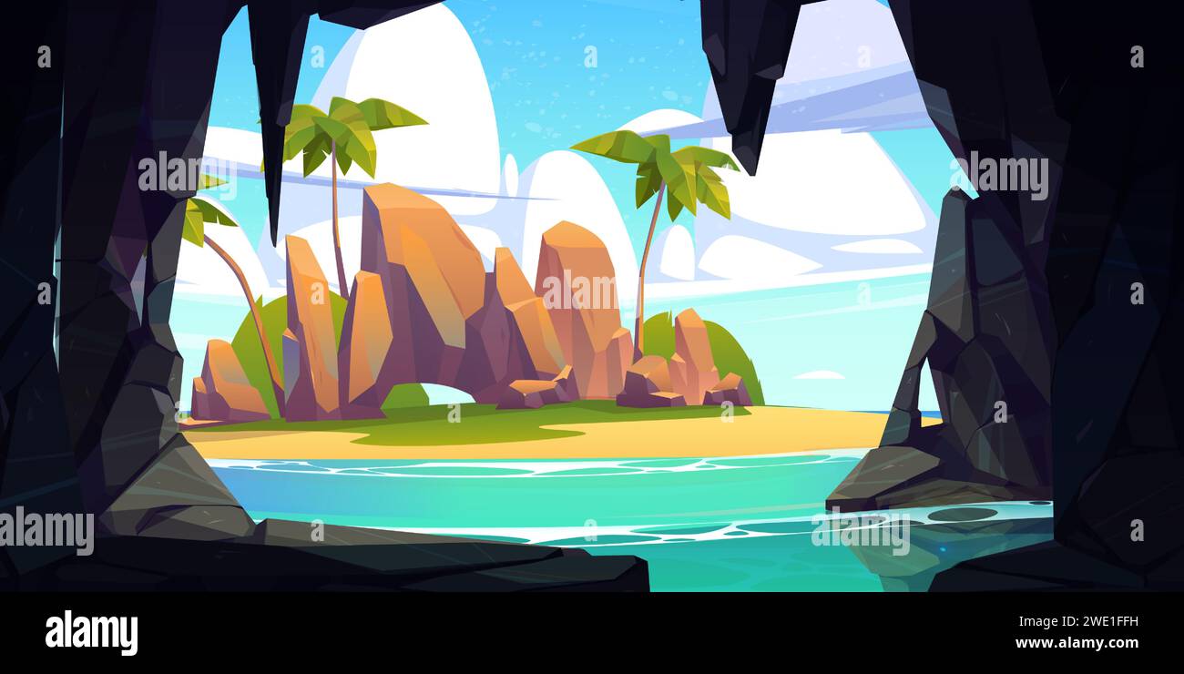 Grotto bay beach resort Stock Vector Images - Alamy