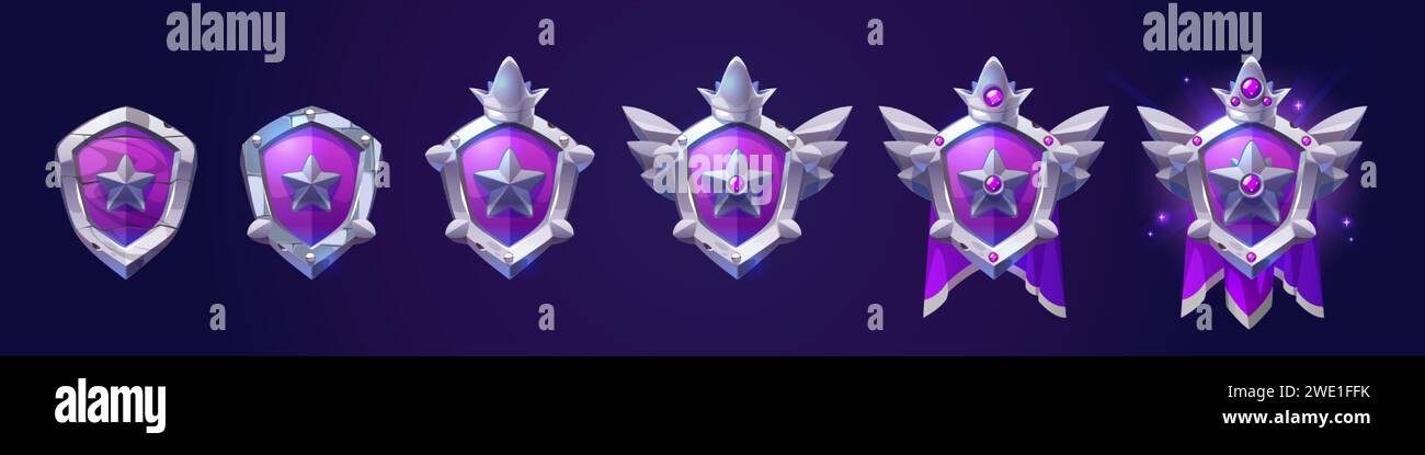 Silver shield wing hi-res stock photography and images - Alamy