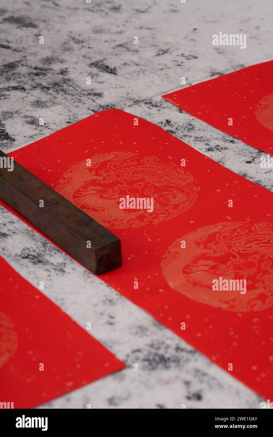 Calligraphy brush stand hi-res stock photography and images - Alamy