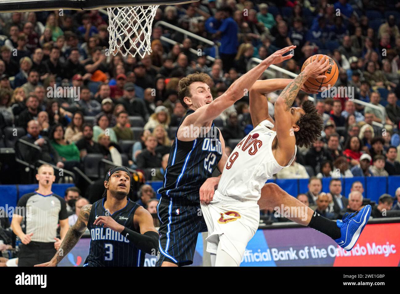 Orlando, Florida, USA, January 22, 2024, Cleveland Cavaliers guard ...
