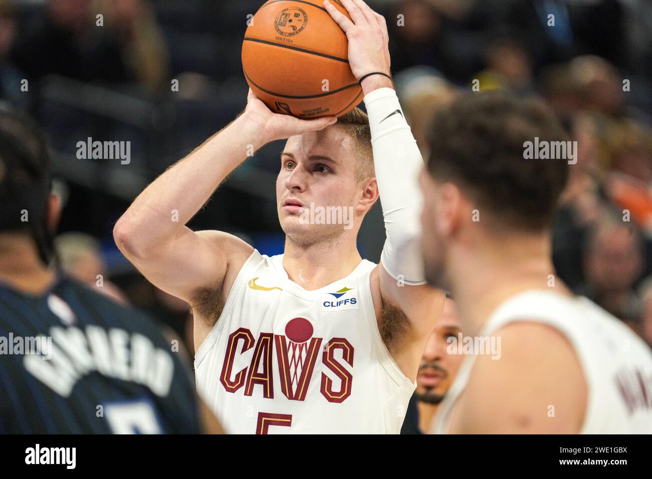 Orlando, Florida, USA, January 22, 2024, Cleveland Cavaliers guard Sam ...