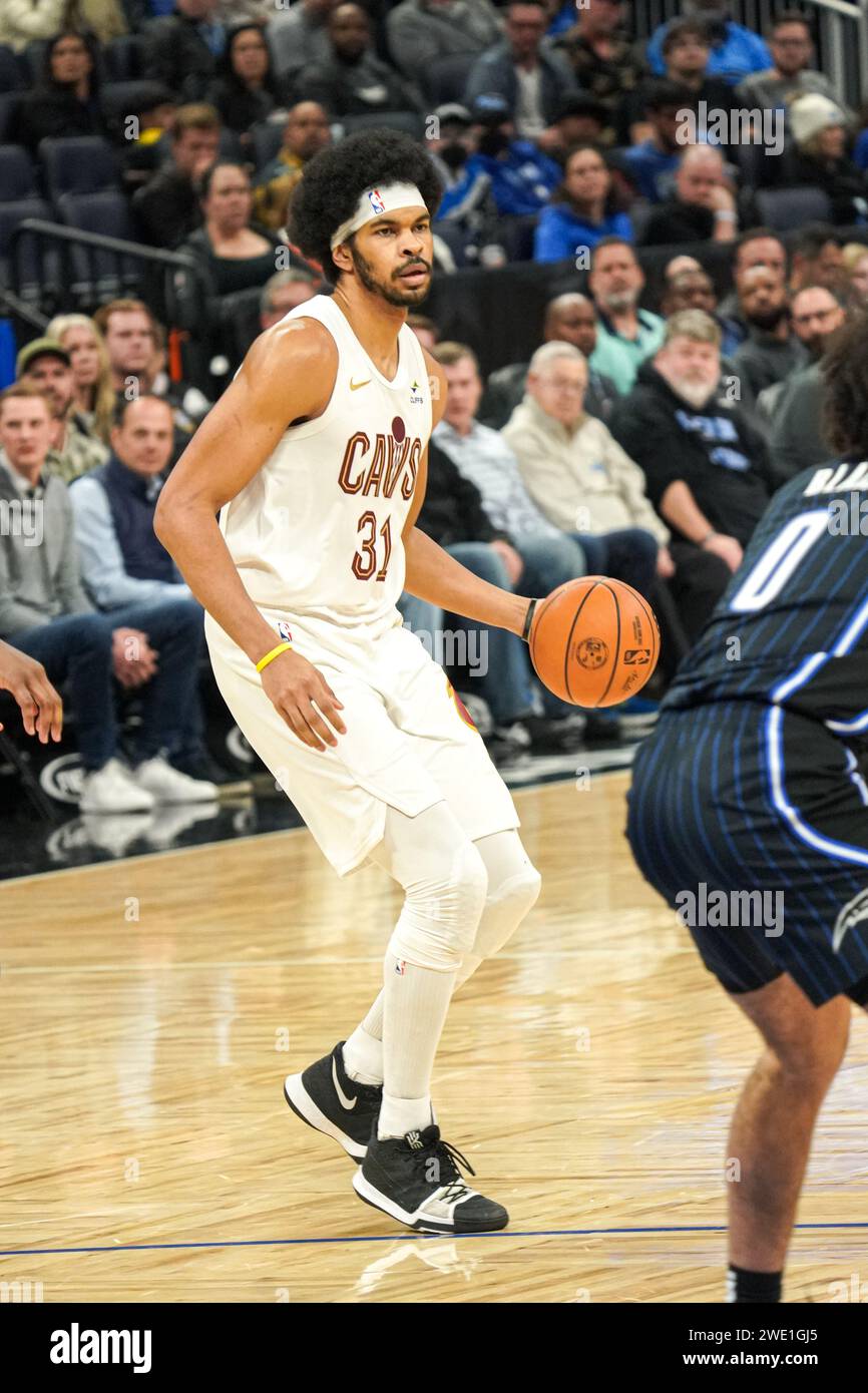 Orlando, Florida, USA, January 22, 2024, Cleveland Cavaliers center ...