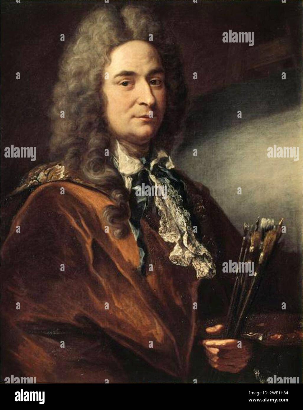 Alexis Simon Belle, self portrait Stock Photo - Alamy