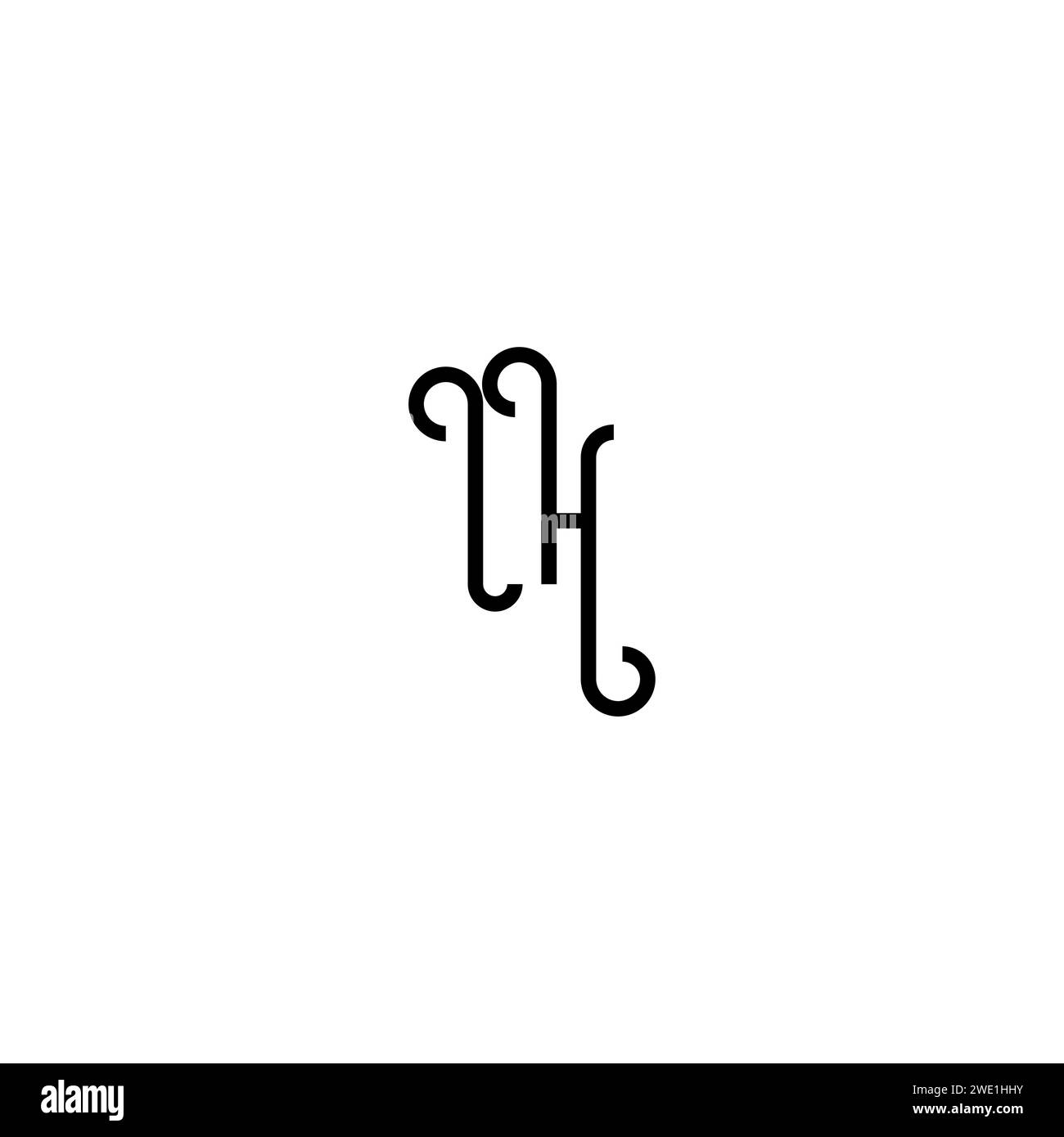 Lh letter design Cut Out Stock Images & Pictures - Alamy