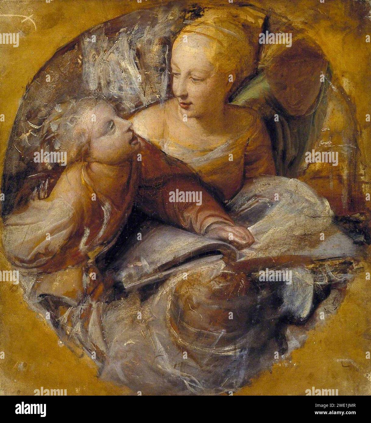 Alfred George Stevens (1817-1875) - King Alfred and his Mother Stock ...