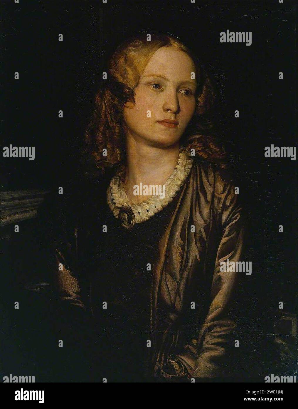 Alfred George Stevens (1817-1875) - Mary Ann, Wife of Leonard Collman ...