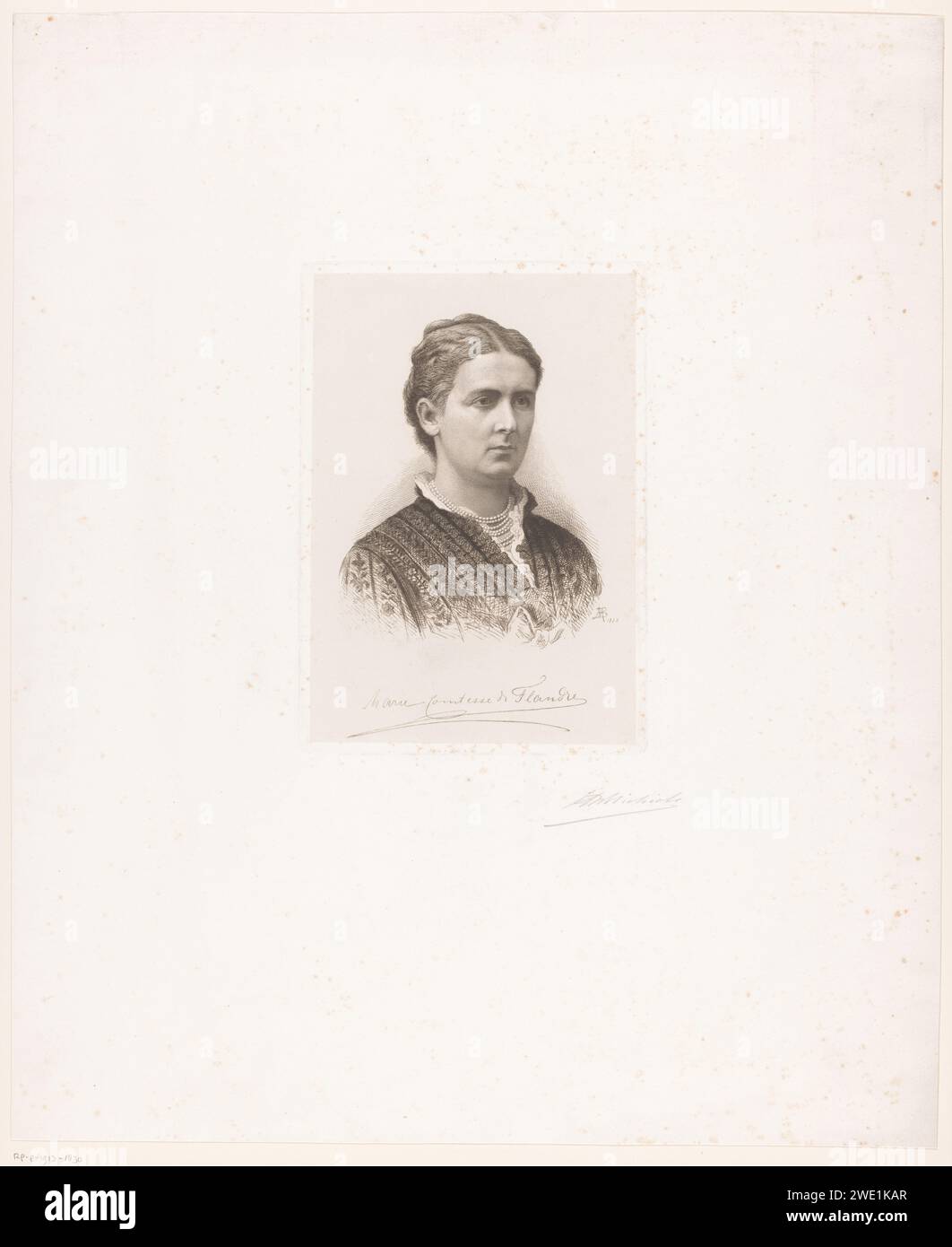 Portrait of Maria von Hohenzollern-Sigmaringen, Jean Baptiste Pierre ...