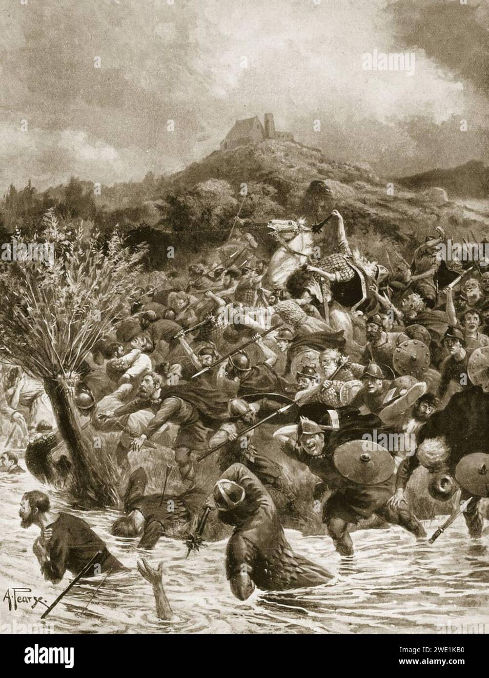 Alfred Pearseː Battle of the Winwaed in 655 (Hutchinson's Story of the ...