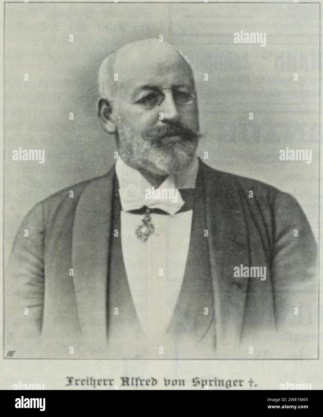 Alfred von Springer Stock Photo - Alamy