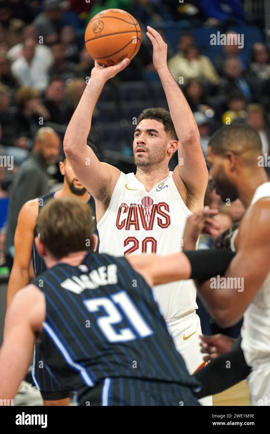 Orlando, Florida, USA, January 22, 2024, Cleveland Cavaliers forward ...