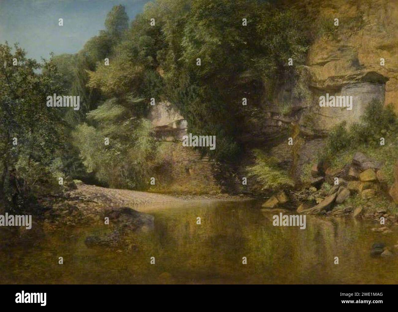 Alfred William Hunt (1830-1896) - Leafy June Stock Photo - Alamy