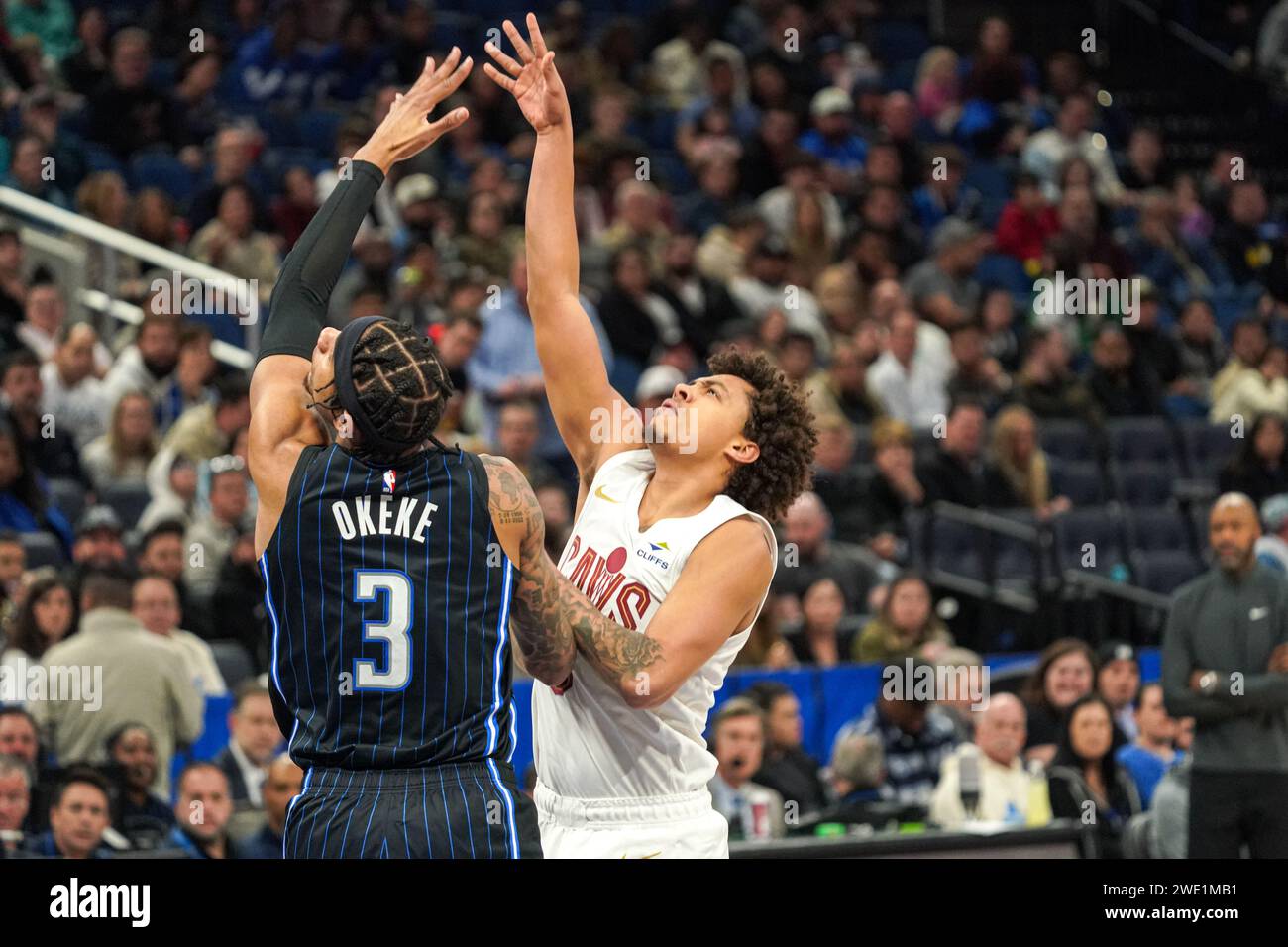 Orlando, Florida, USA, January 22, 2024, Cleveland Cavaliers guard ...