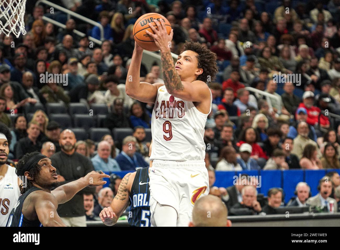 Orlando, Florida, USA, January 22, 2024, Cleveland Cavaliers guard ...