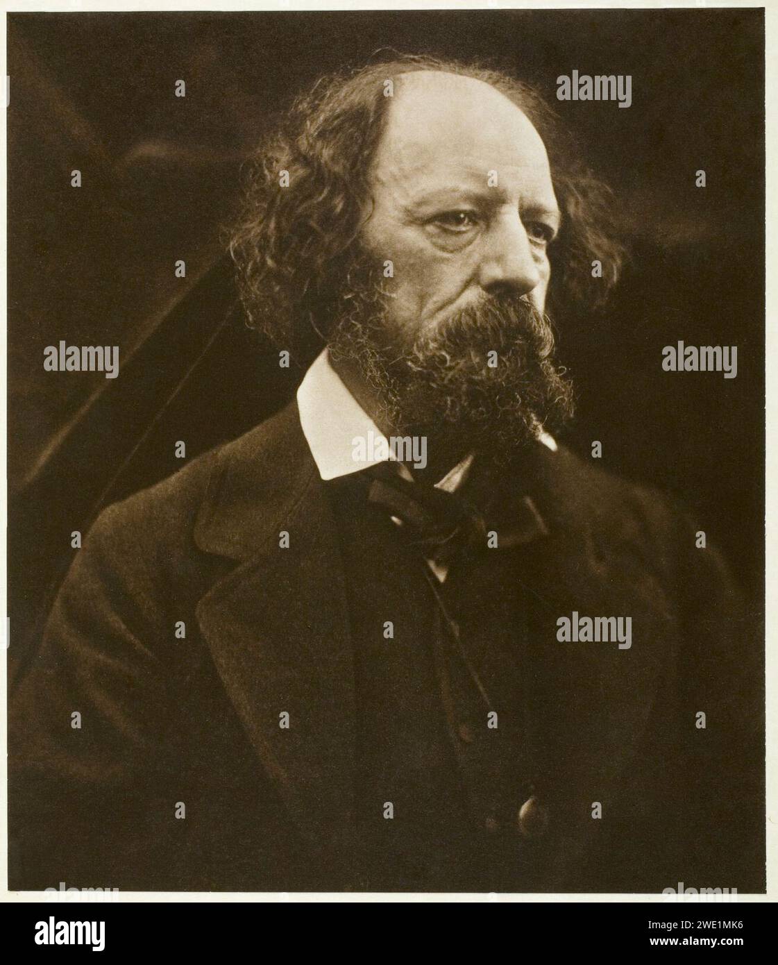 Alfred, Lord Tennyson by Julia Margaret Cameron Stock Photo - Alamy