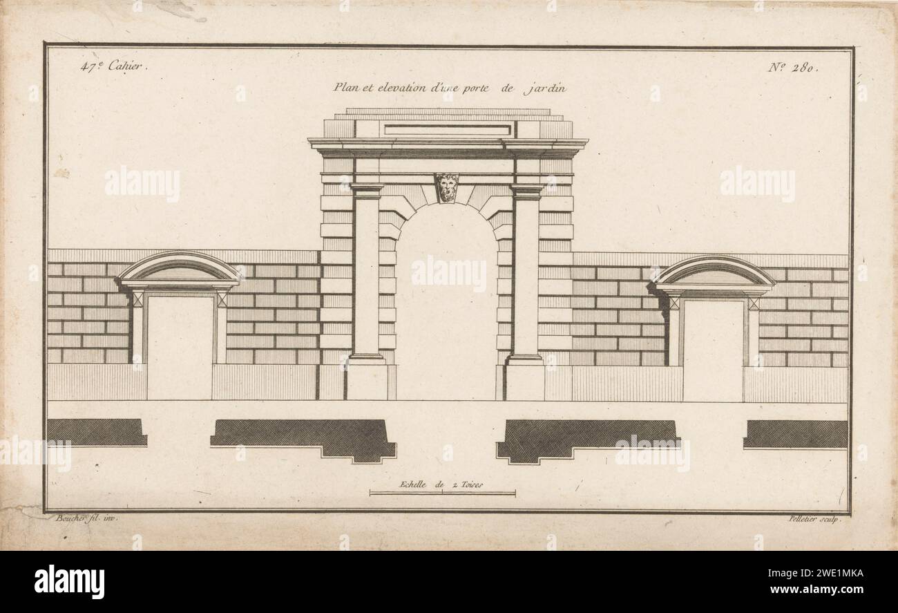 Gate with Rondboog, Jean Pelletier, After Juste Nathan François Boucher ...