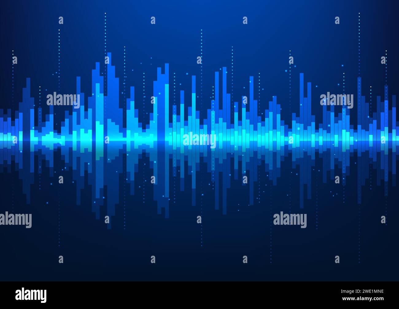 Abstract technology background, graph chart showing business growth ...