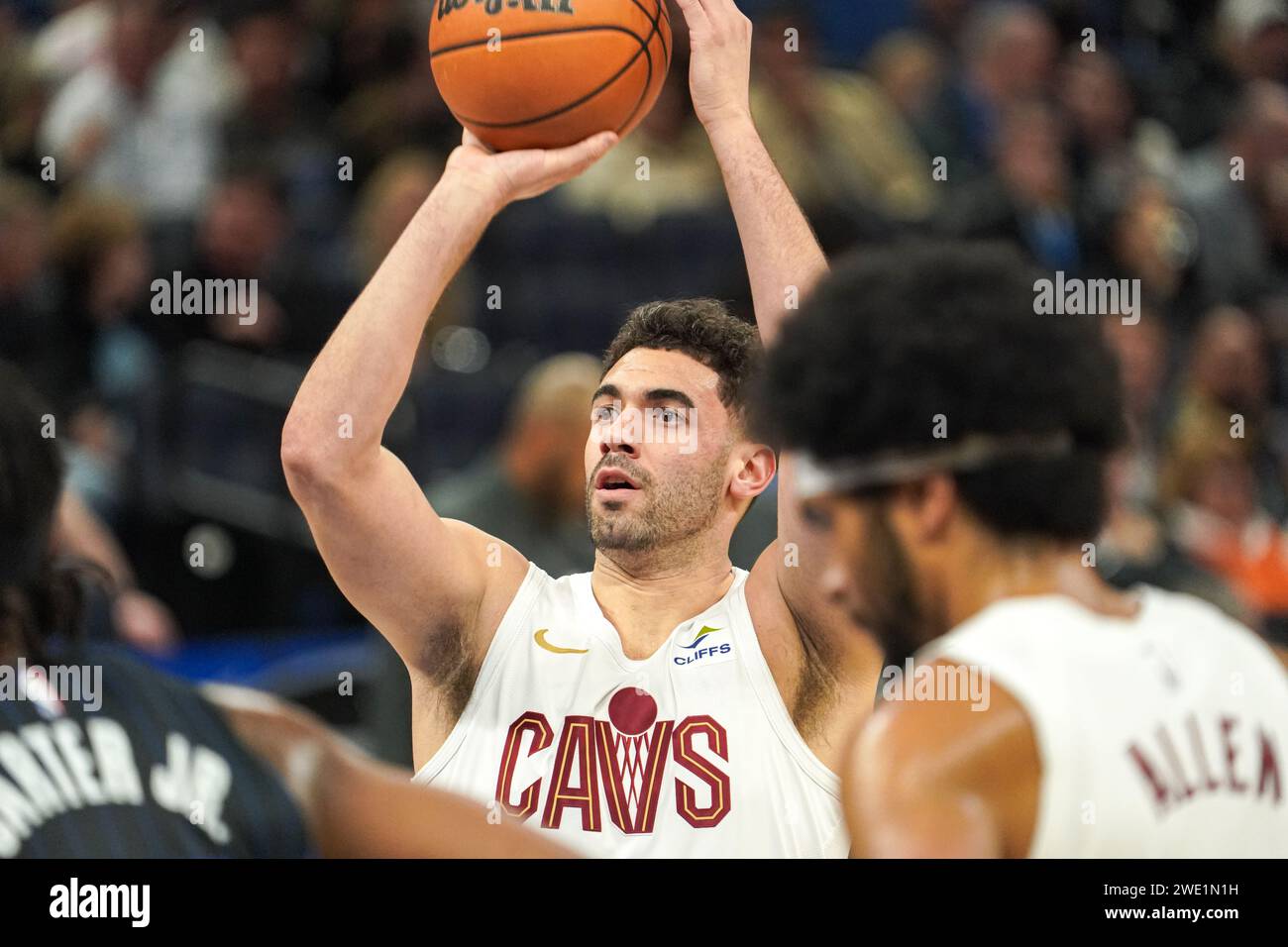 Orlando, Florida, USA, January 22, 2024, Cleveland Cavaliers forward ...