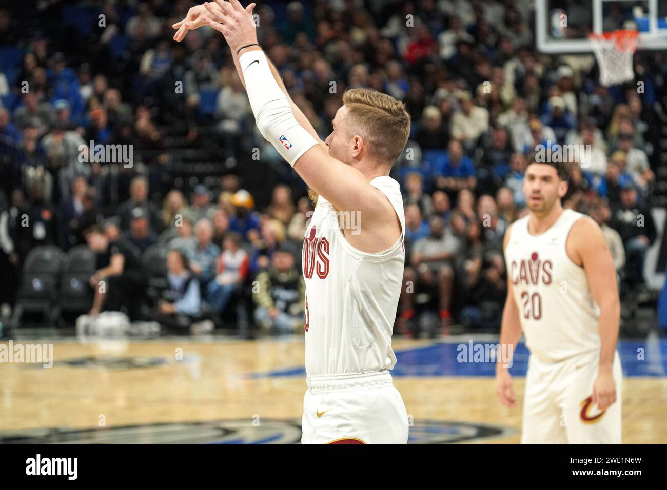 Orlando, Florida, USA, January 22, 2024, Cleveland Cavaliers guard Sam ...