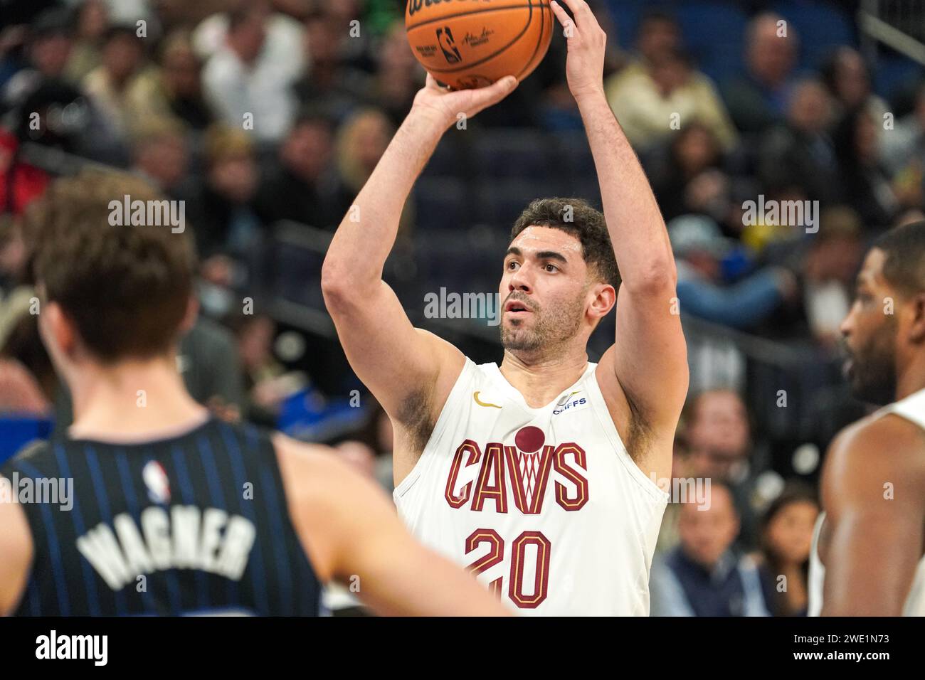 Orlando, Florida, USA, January 22, 2024, Cleveland Cavaliers forward ...