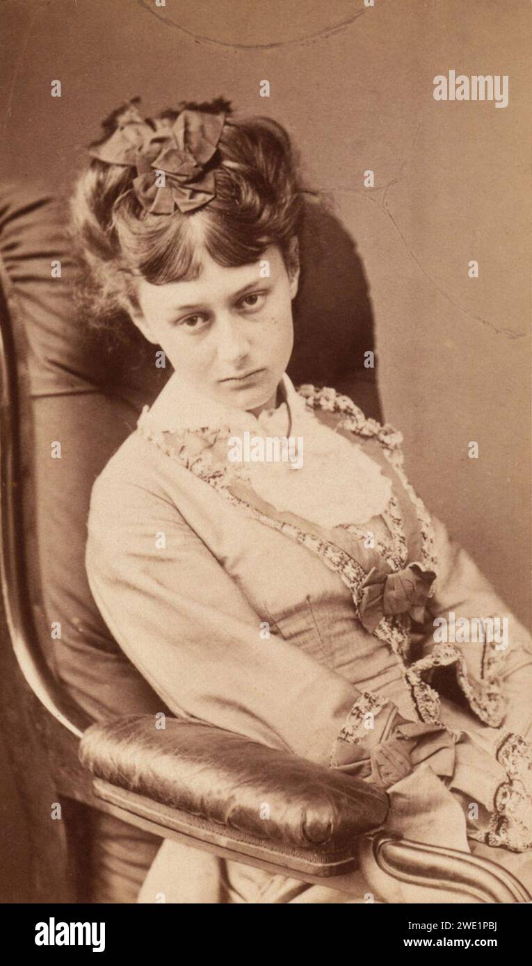 Alice Liddell in 1870 Stock Photo - Alamy