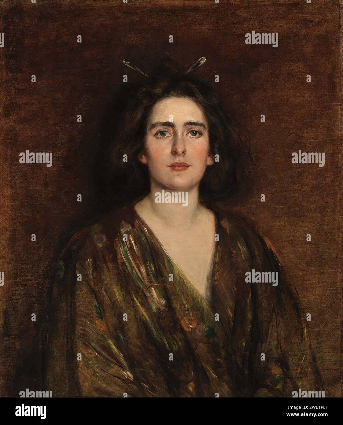 Alice Pike Barney - Laura at Sixteen Stock Photo - Alamy