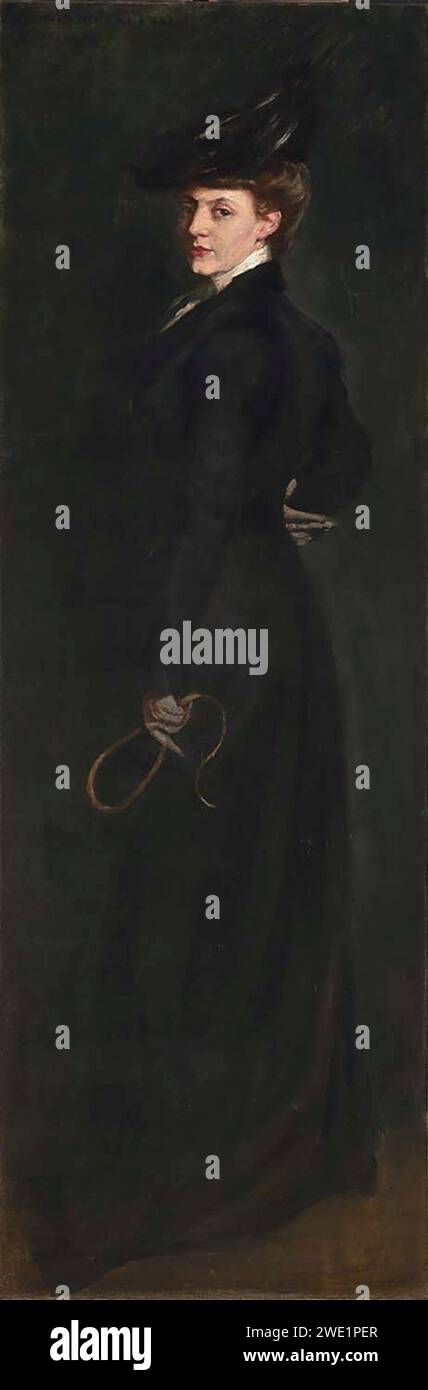 Alice Pike Barney - Anita Ready for a Ride Stock Photo - Alamy