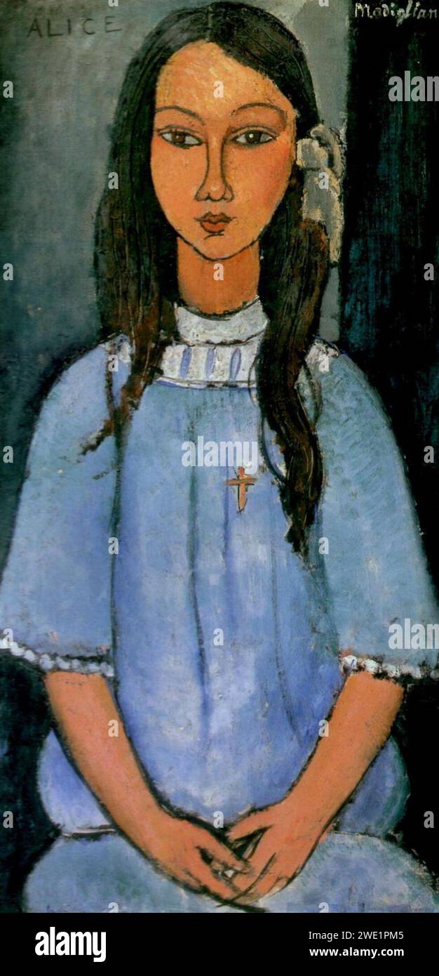 Alice. Amedeo Modigliani Stock Photo - Alamy