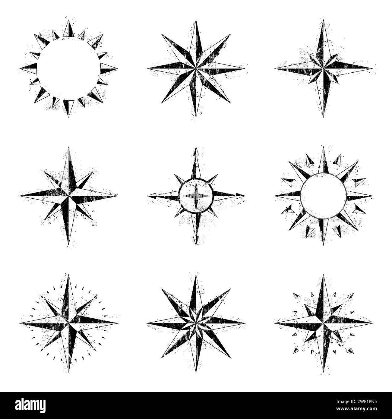 Discovery icon solid icon Black and White Stock Photos & Images - Alamy