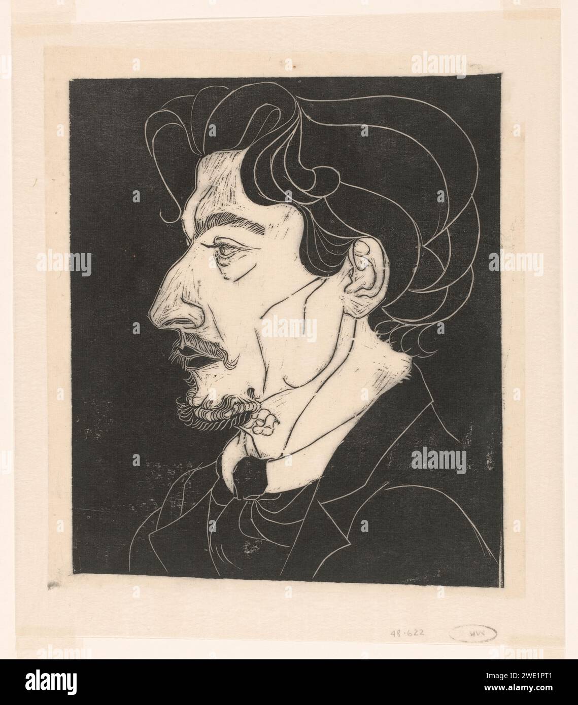 Portrait of Johan Briedé, Reijer Stolk, 1906 - 1945 print Netherlands ...